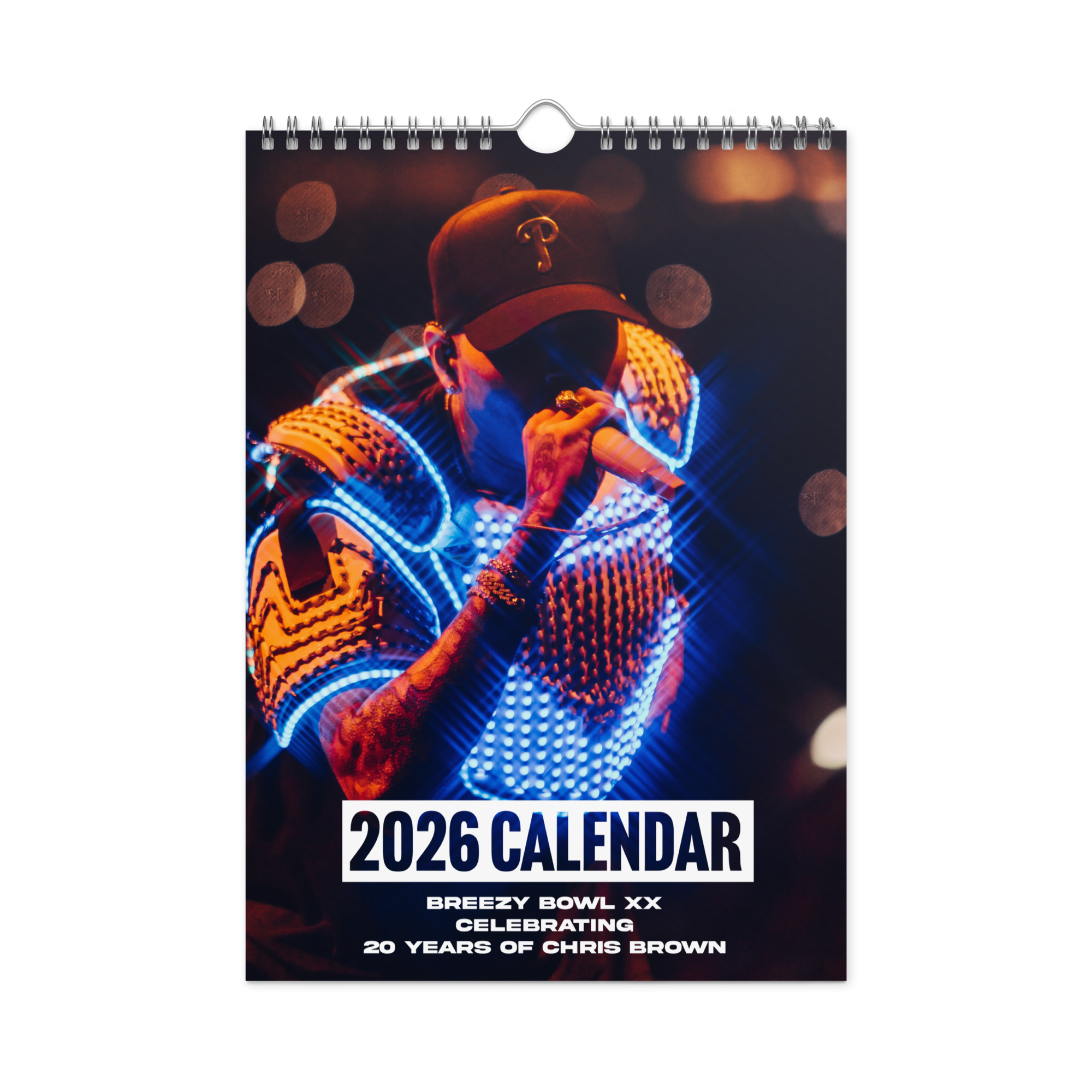 20 YEARS OF CHRIS BROWN (BREEZY BOWL XX) Wall calendar (2026) – TEAM ...